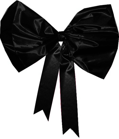 Big Black Bow For Cars, Party Decorations And Stylish Decor, Made In ...