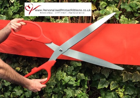 Large 36" ceremonial scissors for ribbon cutting from Personalised ...