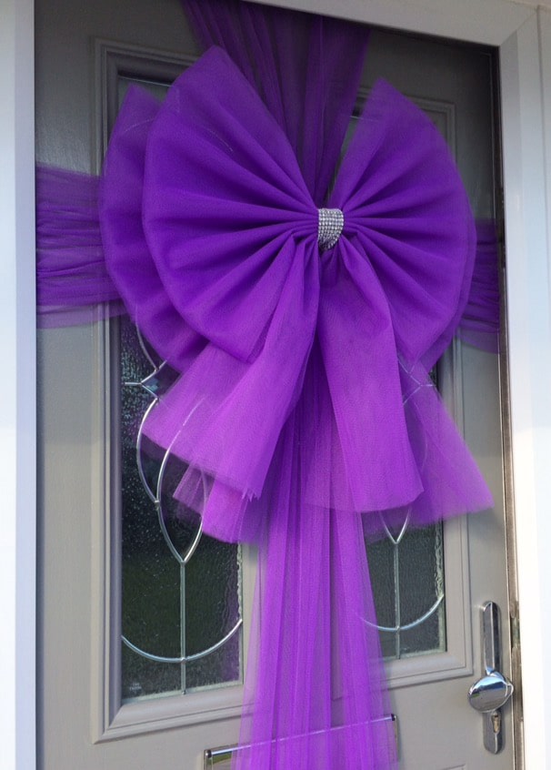Big Purple Bow For Cars, Party Decorations And Bows For Large Gifts ...