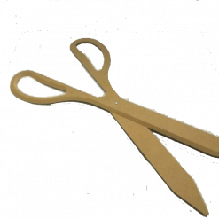Buy big giant ceremonial scissors for grand opening, ribbon cutting ...