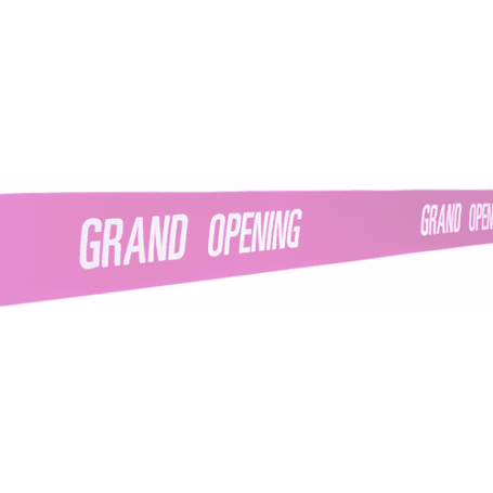 Store Or Office Grand Opening Pack - Custom Printed Ribbon & Scissors