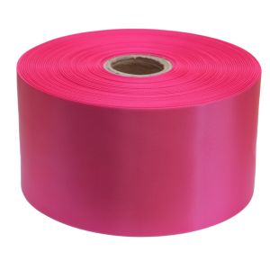 Extra Wide Pink Satin Ribbon 100mm Rolls,Pink