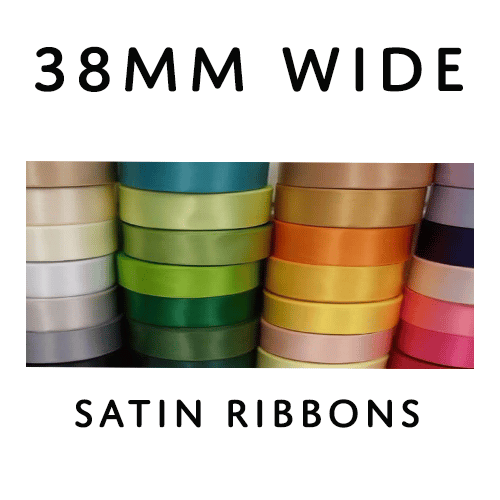 Satin Ribbon, 38mm Hamper Ribbons, Gift Wrapping Ribbons
