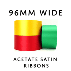 Extra Wide Red Satin Ribbon 100mm Rolls, Dark Red, Claret & Burgundy